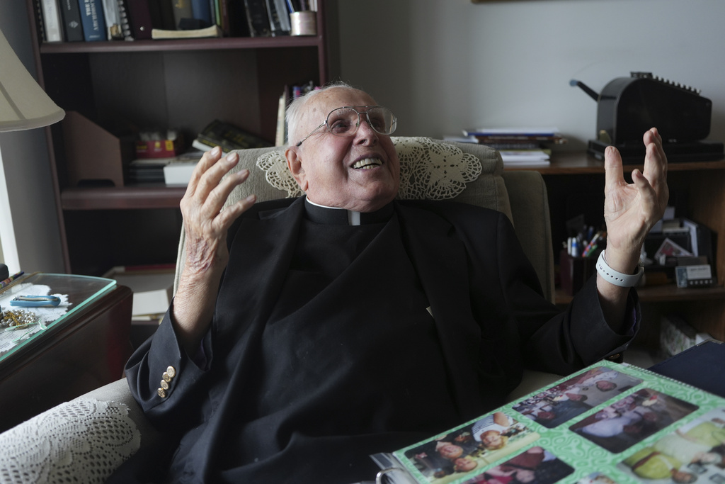 At 100, this globetrotting Catholic priest still bakes pies, enjoys ...
